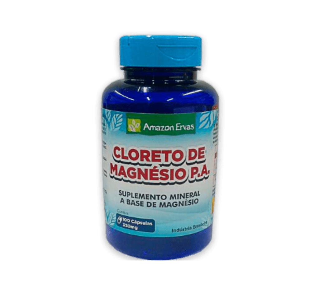 1417 - CLORETO DE MAGNÉSIO C/100 CAPSULAS 350mg - Amazon Ervas