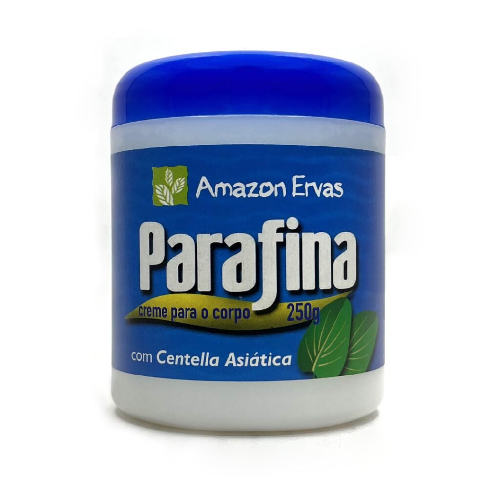 Parafina em creme C/ centella asiática C/ 250g - Amazon Ervas