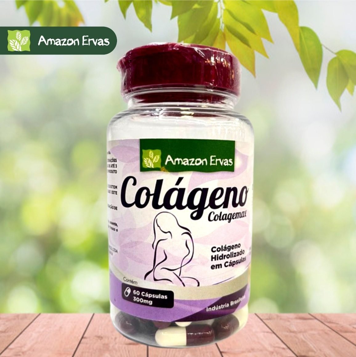 1460 – COLAGENO COLAGEMAX C/60 CAPSULAS 300mg - Amazon Ervas