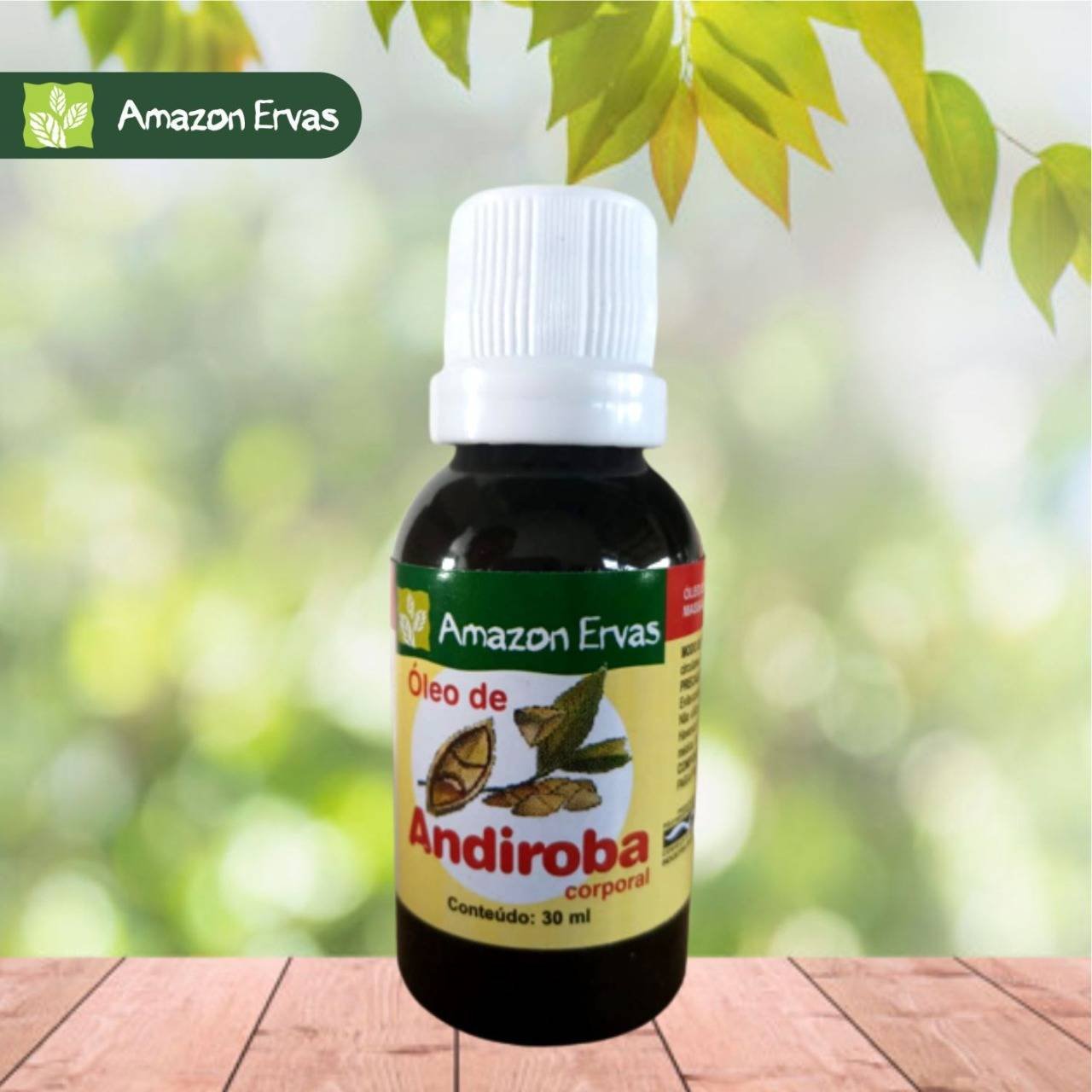 1087 – ÓLEO DE ANDIROBA C/30ML – Amazon Ervas