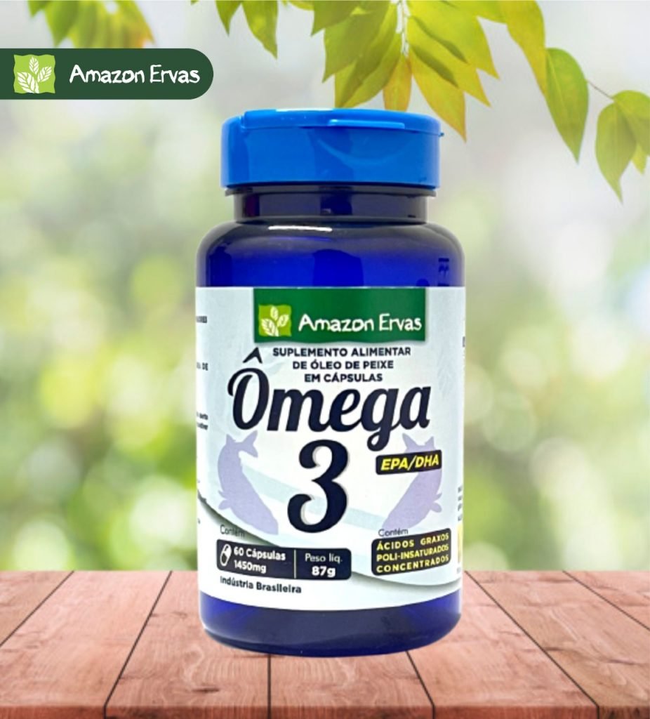 1203 - ÔMEGA 3 - MEGA EPA C/ 60 CAPSULAS 1450MG - Amazon Ervas